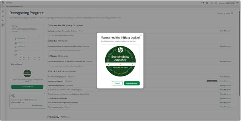 HP boosts customer sustainability with new pledge program